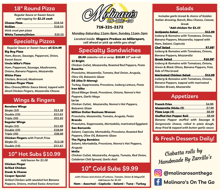 Molinaro's On The Go - Niagara Produce